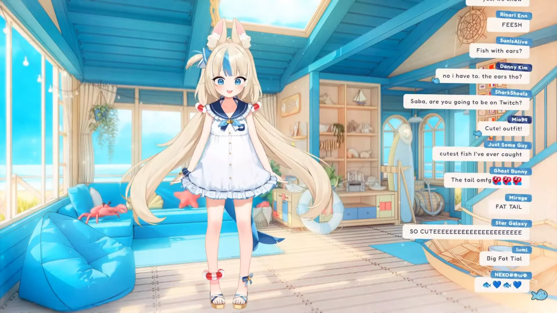 Gawr Gura returns in massive stream as new vtuber Sameko Saba
